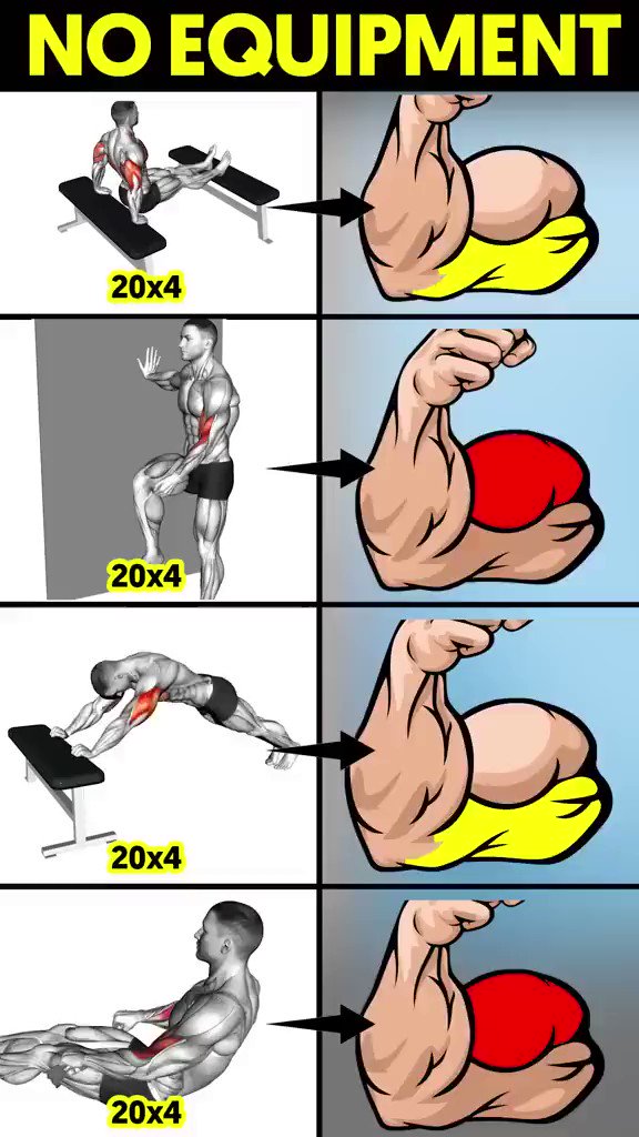 Biceps Workout At Home Without Equipment