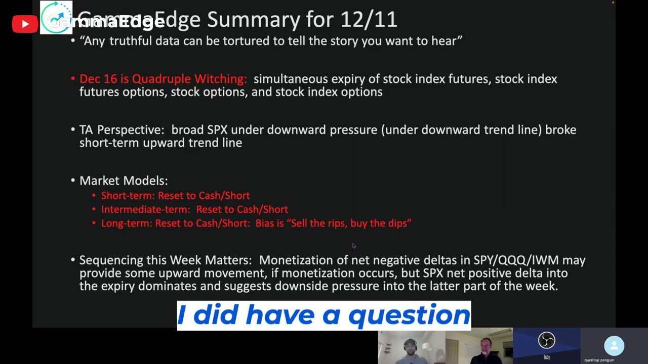 GammaEdge on Twitter: "The Cumulative Tick is the backbone of our Market Model at GammaEdge. It ...