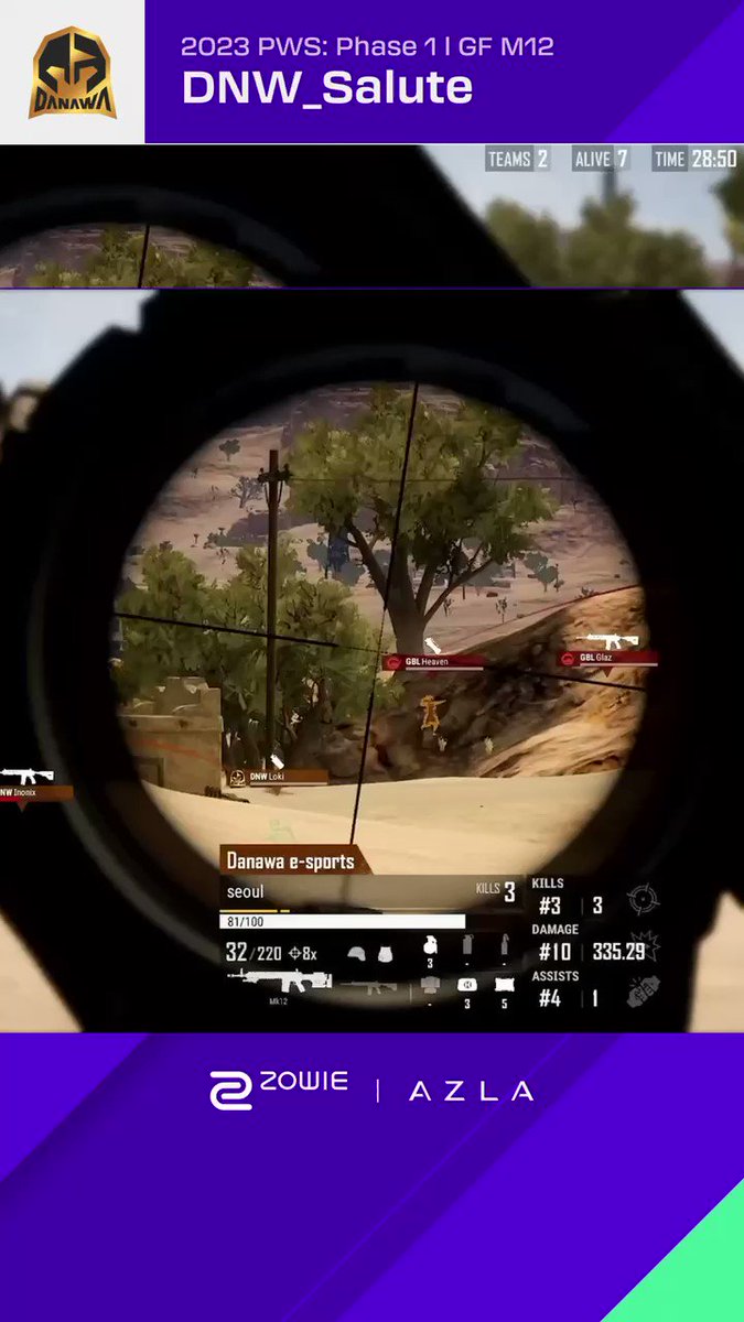 PUBG Esports KR on Twitter: "믿고 있었다구, Salute 😤 #Aim_High 2023 PWS: Phase 1 l GF M12 #PUBGEsports ...