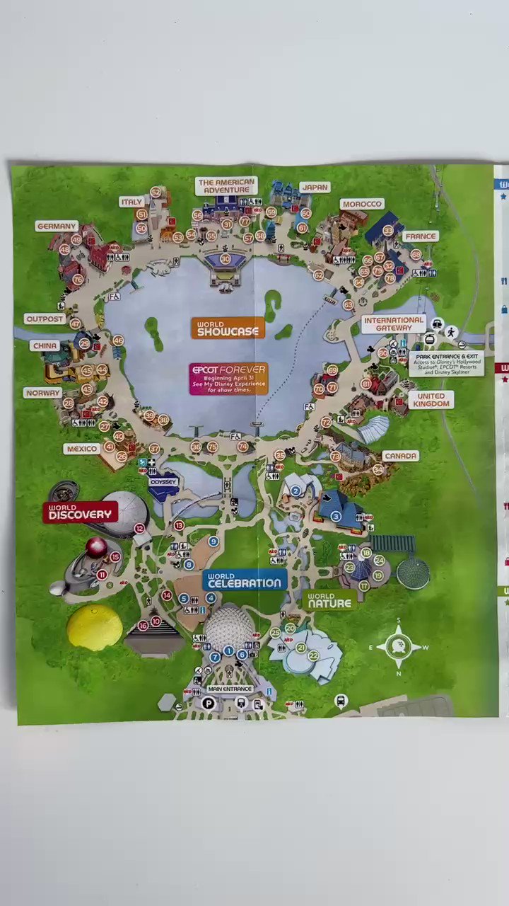 Epcot Map