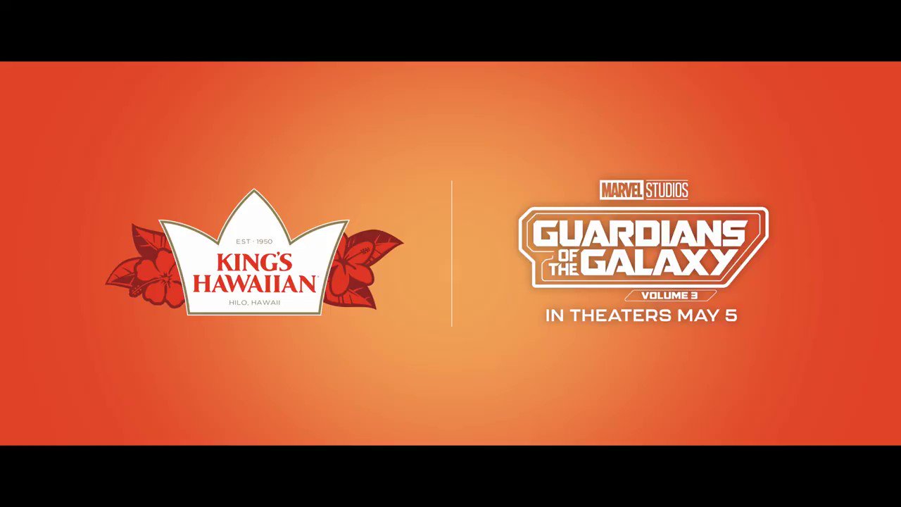 MCU - CoveredGeekly on Twitter: "A new King’s Hawaiian promo for 'GUARDIANS OF THE GALAXY VOL. 3 ...