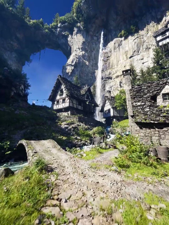 80 LEVEL on Twitter: ".@t_yashi_ has unveiled Cliffwood Village, a realistic large-scale 3D ...