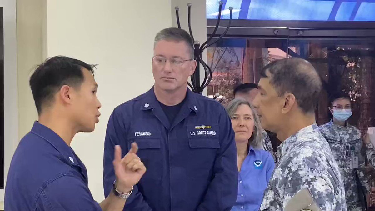 ABS-CBN News on Twitter: "Mga tauhan ng US Coast Guard Pacific Strike Team nasa tanggapan na ng ...