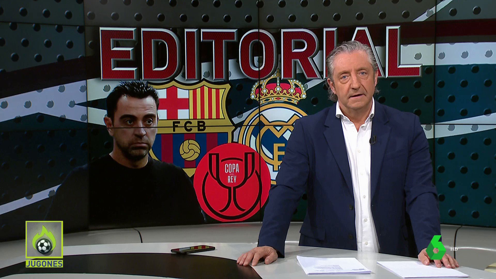 El Chiringuito TV on Twitter: "🚨 El EDITORIAL de @jpedrerol: 😶 "Xavi ha repetido hasta en tres ...