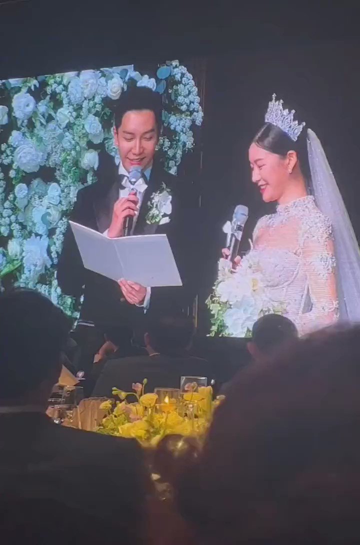 ᴅɪɴᴜ 🦊 (SLOW) on Twitter: "Moment from Seunggi and Dain (Rayoon) giving their wedding vows "2023 ...
