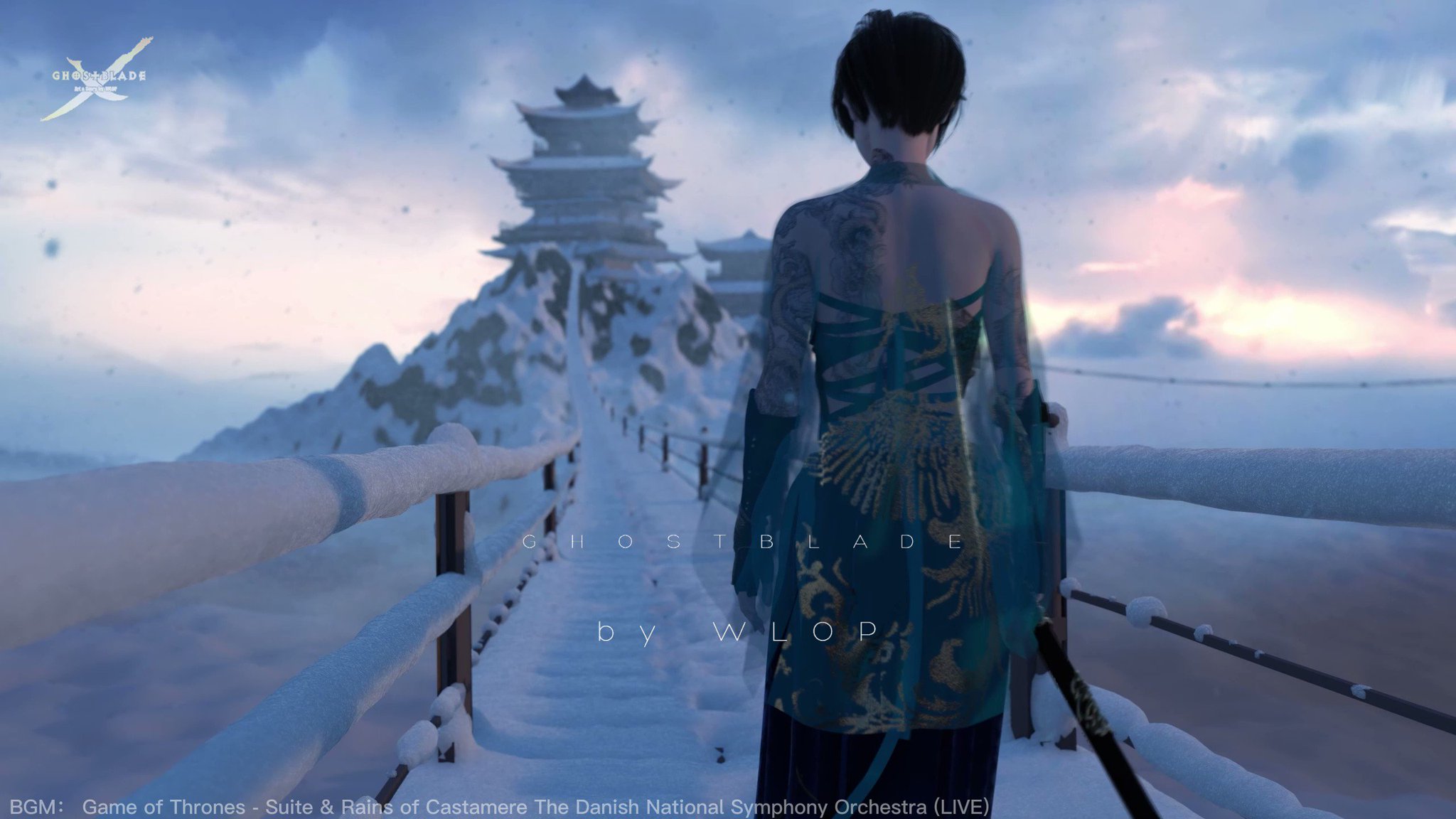 WLOP on Twitter: "Live Wallpaper - TianNan(Jade) https://t.co/wZXUB0es2r" / Twitter