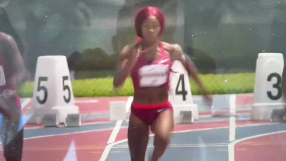 Daily Loud on Twitter: "Sha’Carri Richardson just ran the 100M in 10.57 seconds!!! The 4th ...