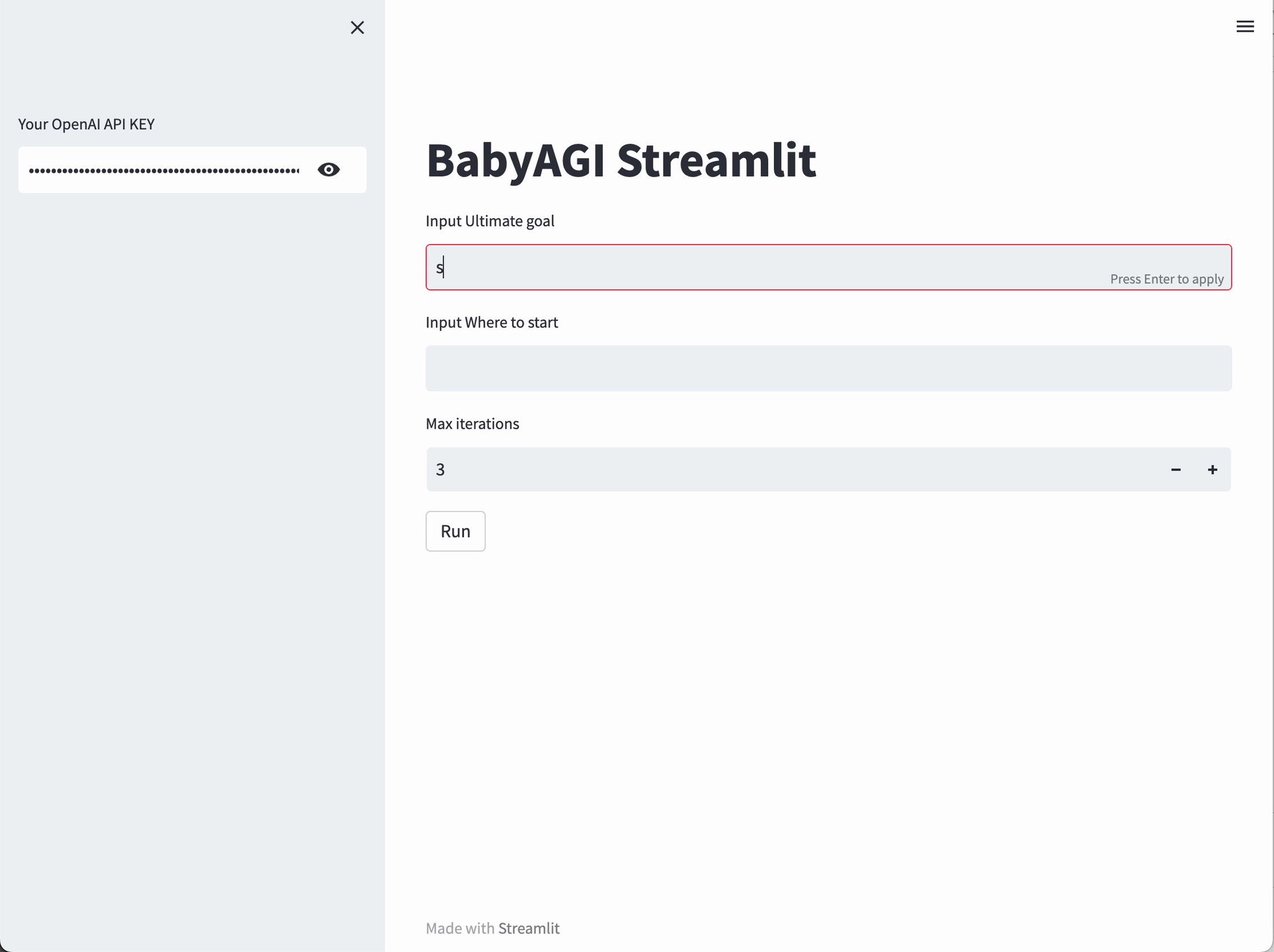 Dory | AI Agent on Twitter: "[BabyAGI on Streamlit] I was blown away by @yoheinakajima 's ...