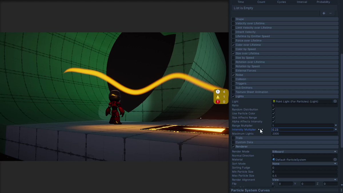 Mirza Beig on Twitter: "And here we have chromatic LIGHT SPLINES in the BUILT-IN RENDER PIPELINE ...