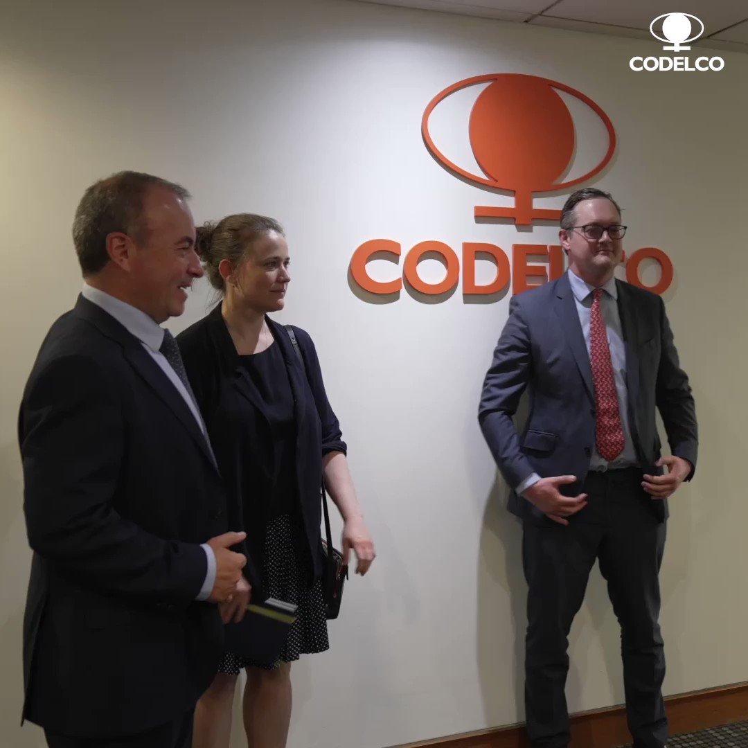 Codelco on Twitter: "Hace unos días el presidente de nuestro directorio, Máximo Pacheco, junto a ...