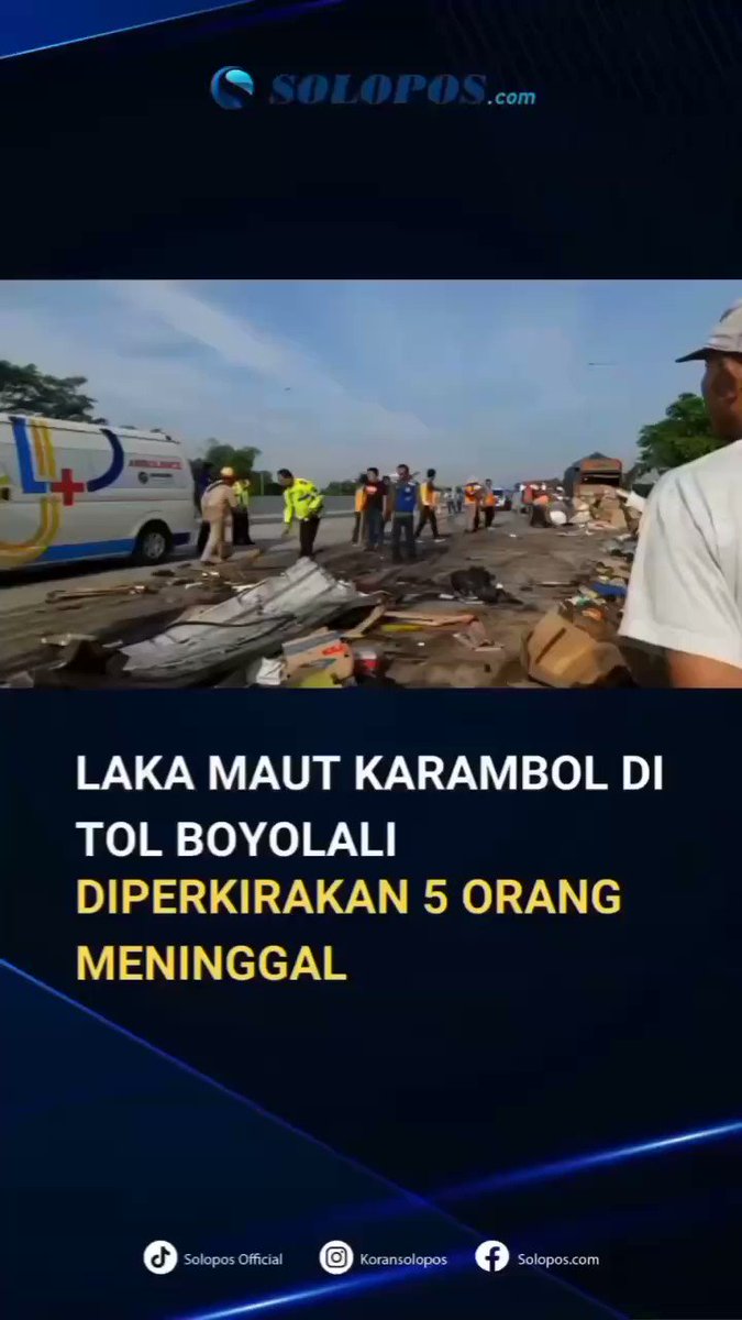 Info Jateng on Twitter: "Breaking News Kecelakaan Maut di jalan Tol KM 487.600 A yang ...
