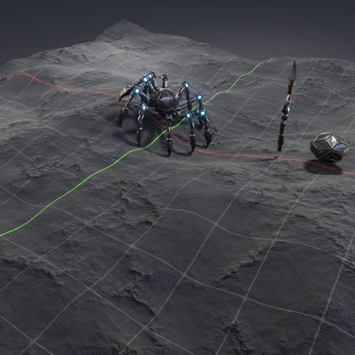 80 LEVEL on Twitter: ".@Bbbn192 presented a procedural spider-bot animation created with ...