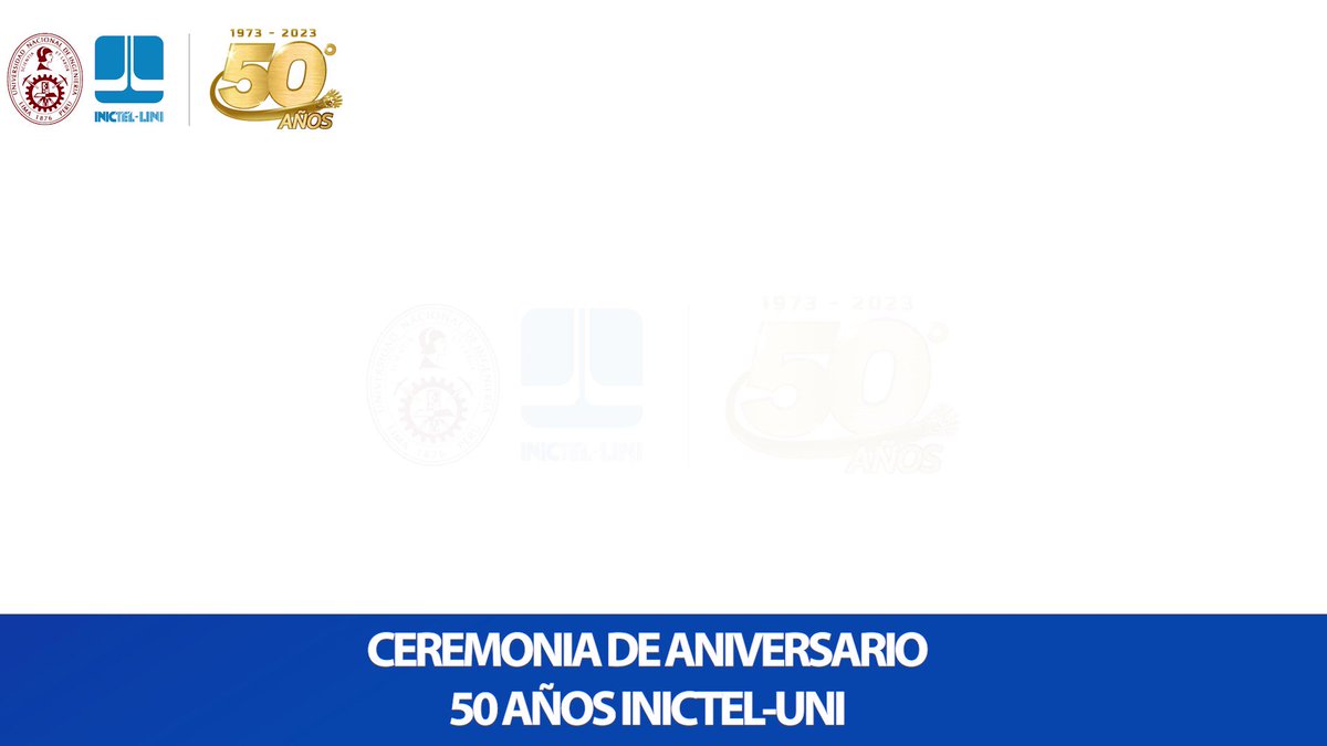 UNI on Twitter: "RT @INICTEL_UNI: 🇵🇪🌐🔬 Celebración por el 50 aniversario del @INICTEL_UNI."
