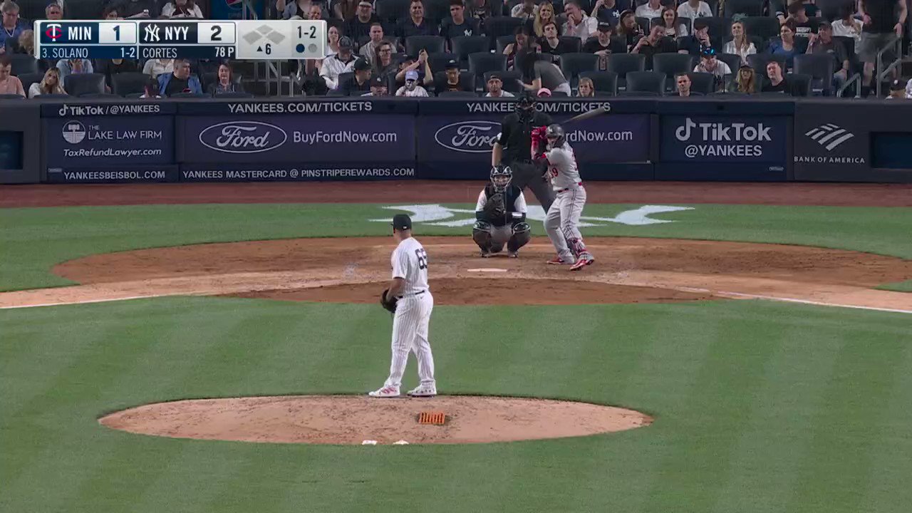 Twins at Yankees / Twitter