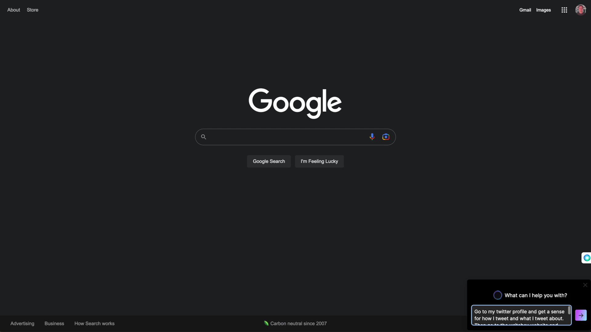Matt Shumer on Twitter: "Asking my AI Personal Assistant to read through my Twitter profile ...