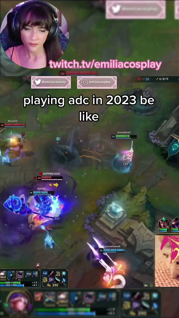 C9 Emilia on Twitter: "THE REALITY OF PLAYING ADC https://t.co/UvqG15Tq8z" / Twitter