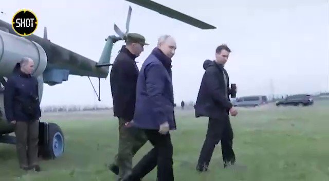 Clash Report on Twitter: "Putin visited the HQs of the Russian Armed Forces in the occupied ...