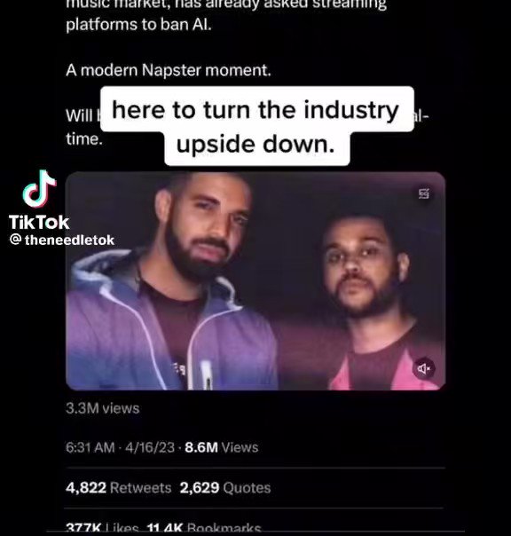 Dexerto on Twitter: "“This is not good” Anthony Fantano shared his take on AI music after Drake ...