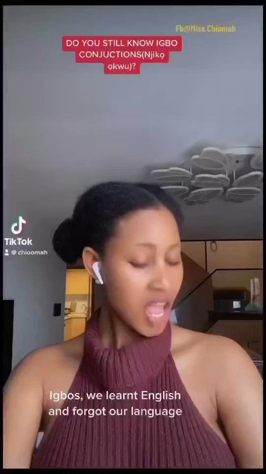 Naija On Twitter Igbo Language Is Sweet But Hearing Her Speak It