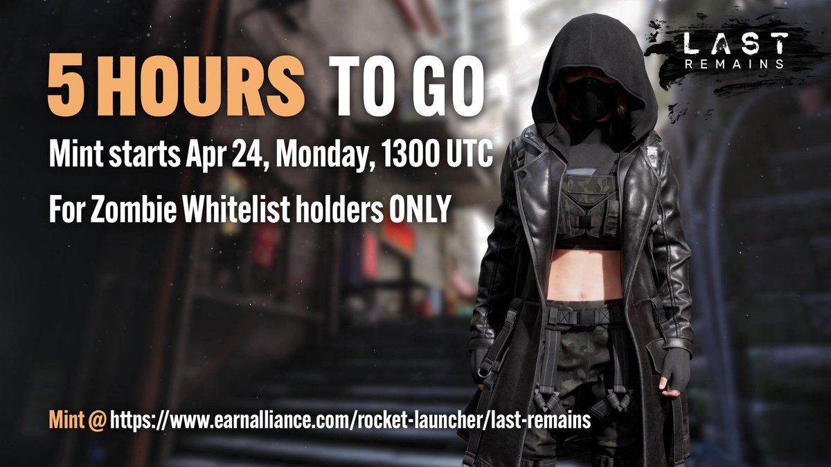 Last Remains Character Nft Mint Apr 20 🧟 On Twitter âš ï¸character Nft