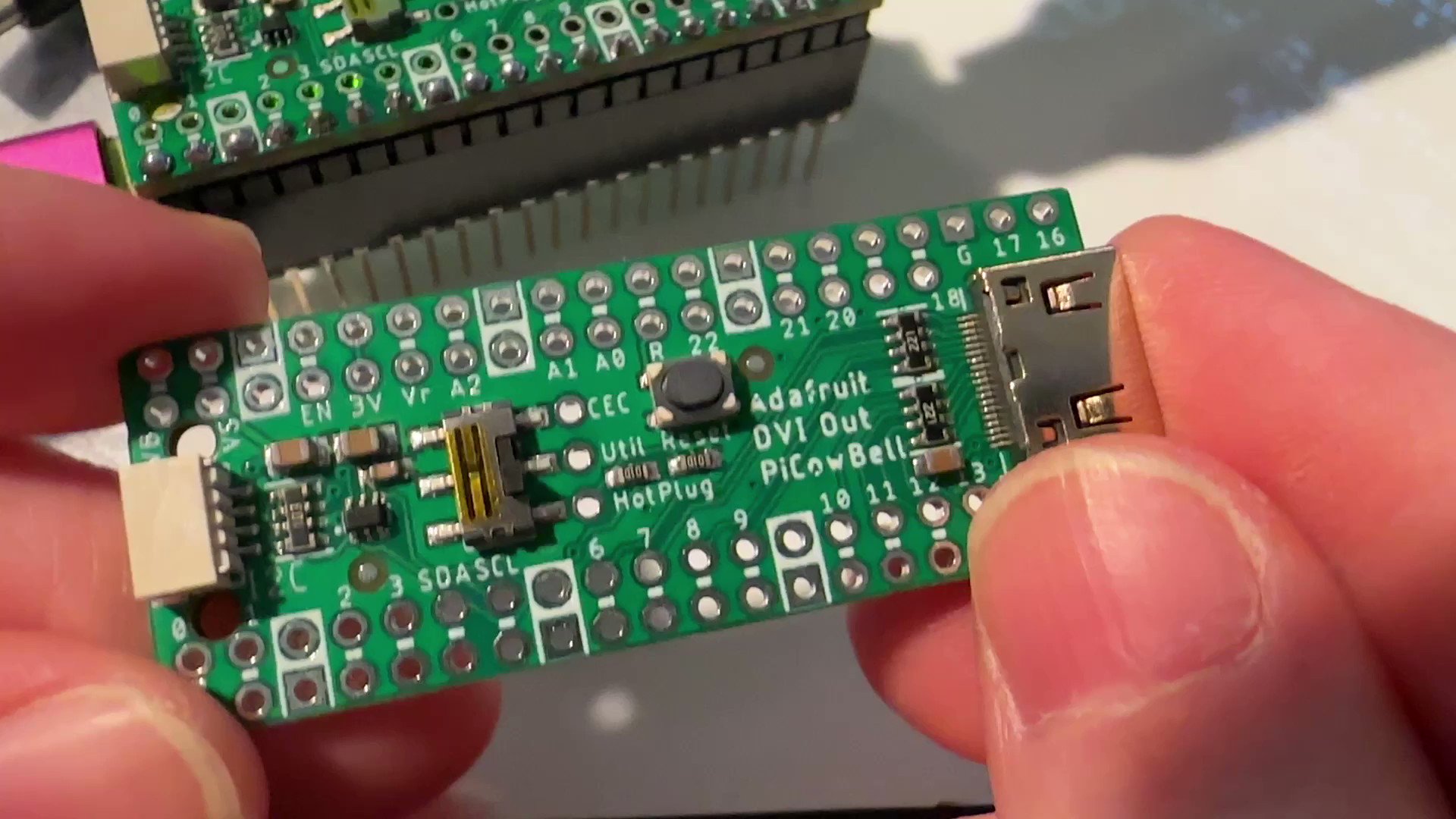 Adafruit Industries On Twitter Circuitpython Support For Dvi Bell Works With Wifi On Pico W 