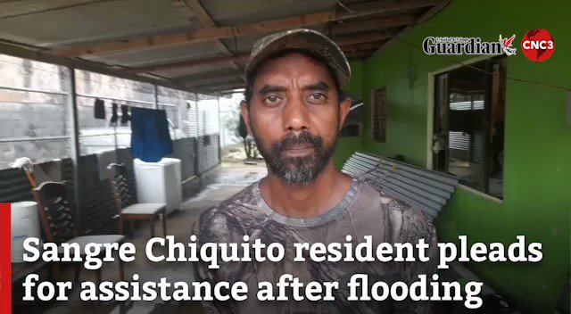 Cnc3tv On Twitter Nigel Mahabir A Resident Of Sangre Chiquito