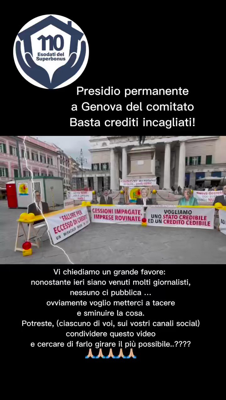 Esodati del Superbonus on Twitter: Esodati del Superbonus on Twitter: