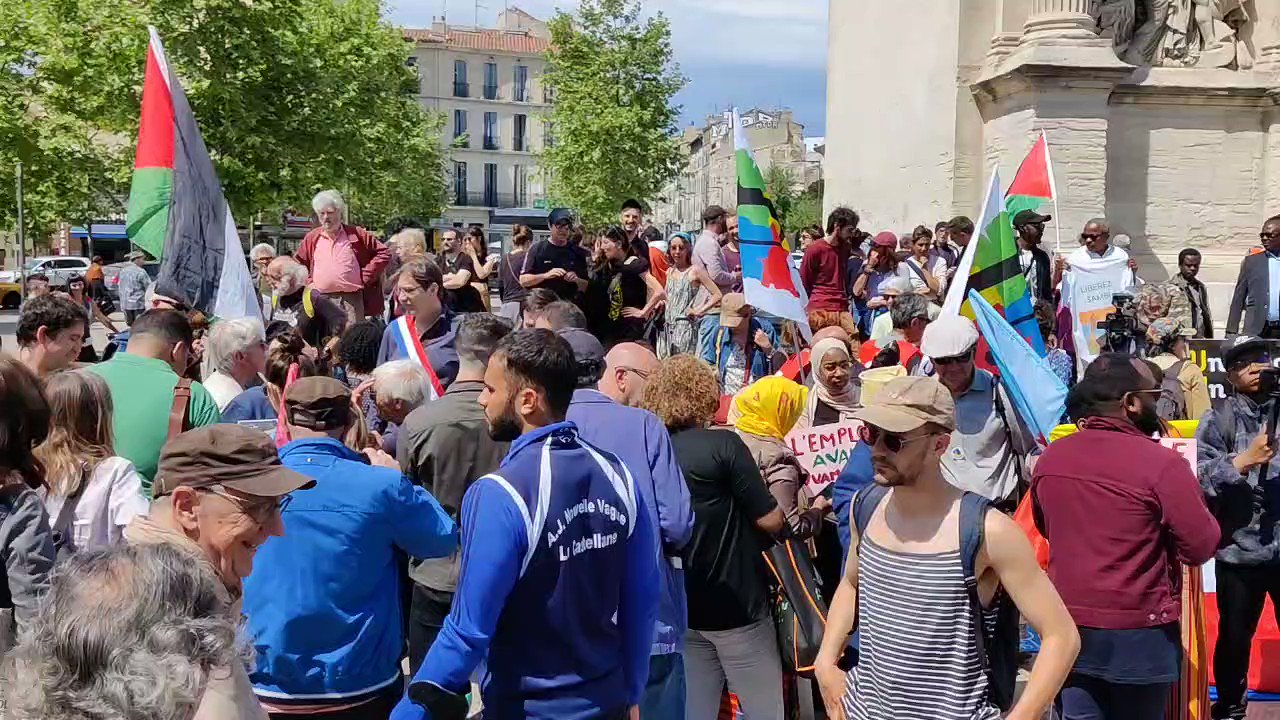 Marcel on Twitter: "Beaucoup de monde à Marseille contre la loi Darmanin et l’opération ...