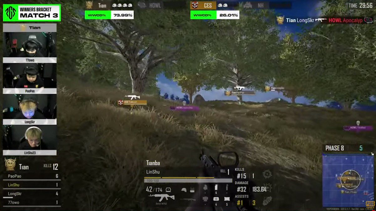 PUBG Esports on Twitter: "Huge victory for @EsportsTia71012 👍 🟢LIVE STREAMING : http ...