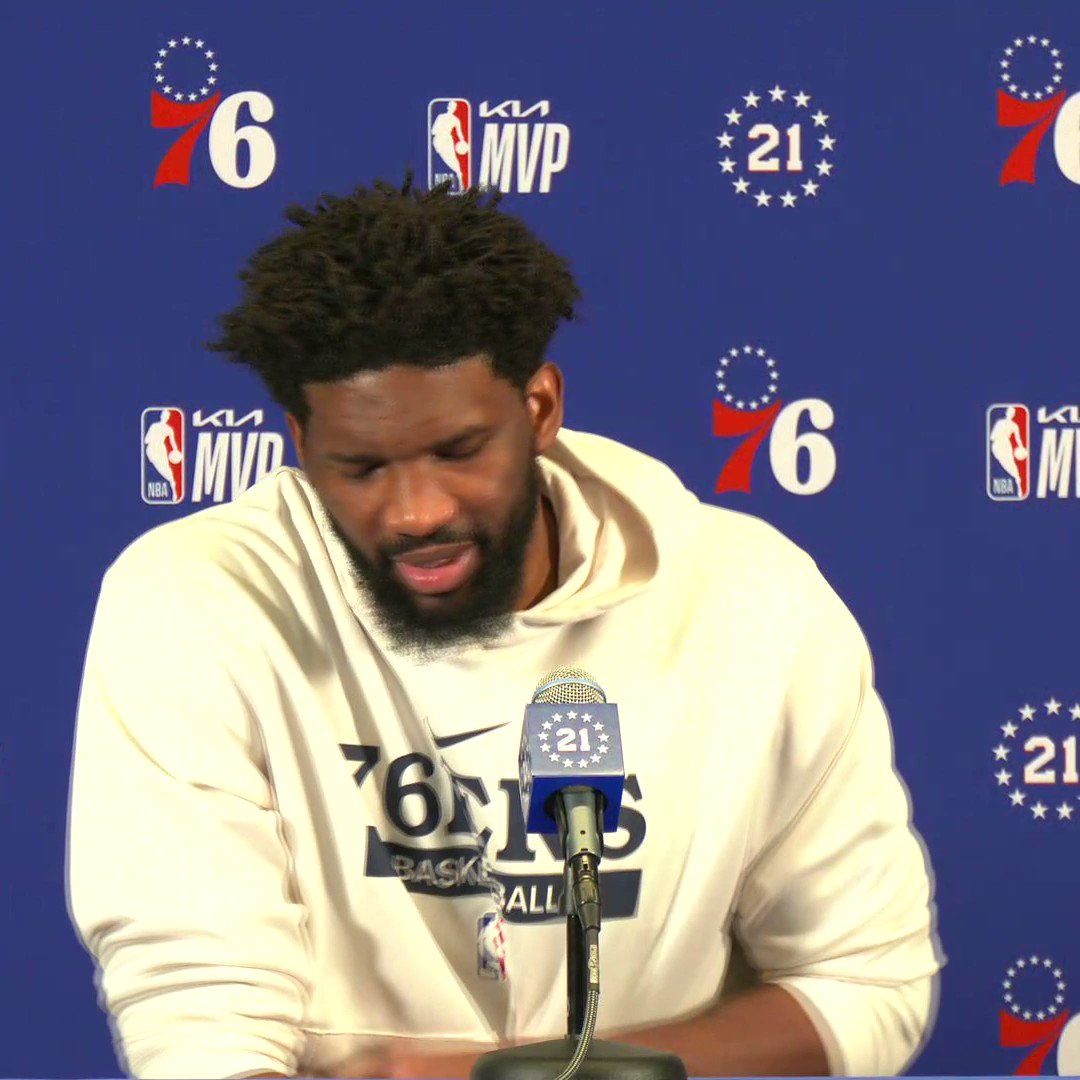 NBA on Twitter: ""It's amazing... something that I dreamed of." Joel Embiid on being named 2022 ...