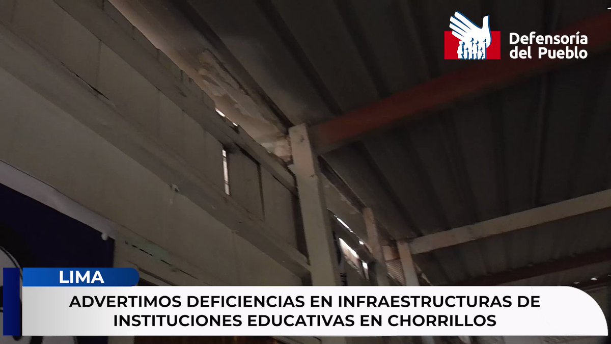 Defensoría Perú on Twitter: "#Chorrillos Supervisamos infraestructura de I. E. María Auxiliadora ...