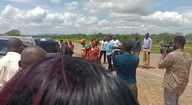 Hot 96 FM Kenya on Twitter: "Azimio leader Raila Odinga arrives at Shakahola"