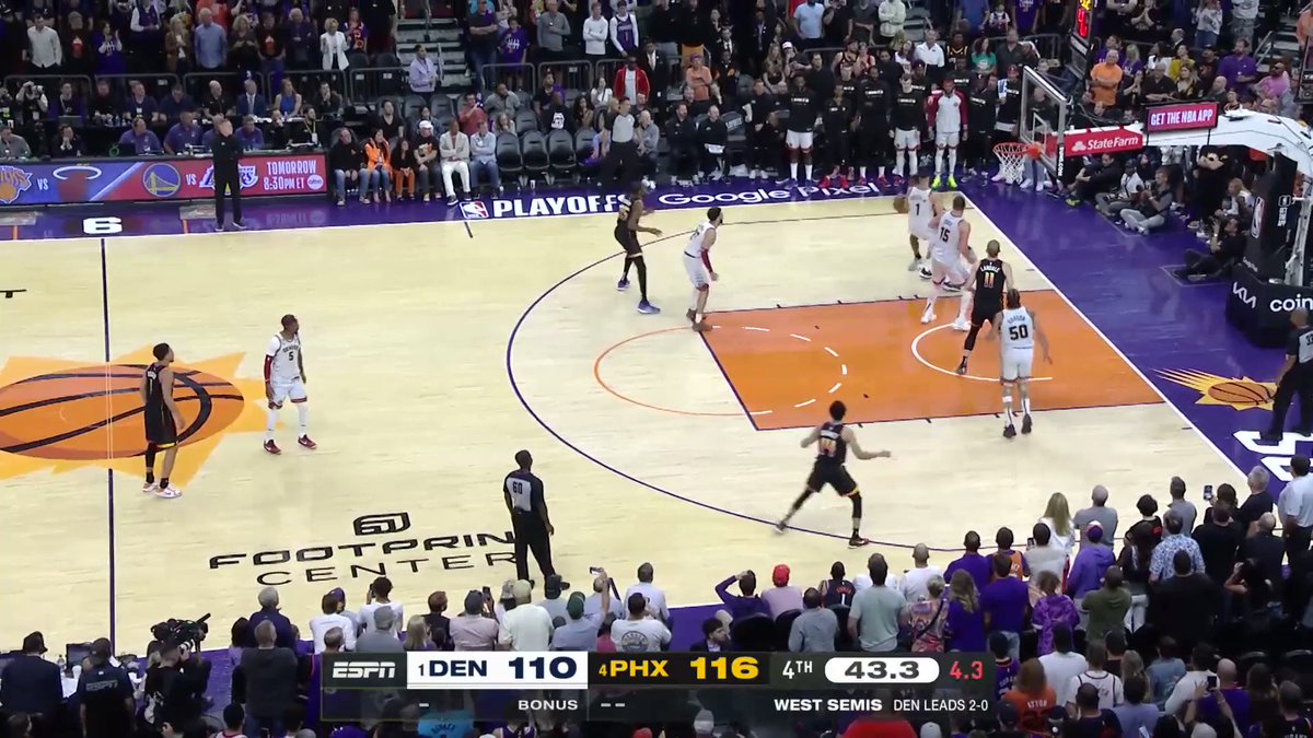 Nba On Twitter Kd Loves A Big Moment Hes In Playoffmode Phx Lead