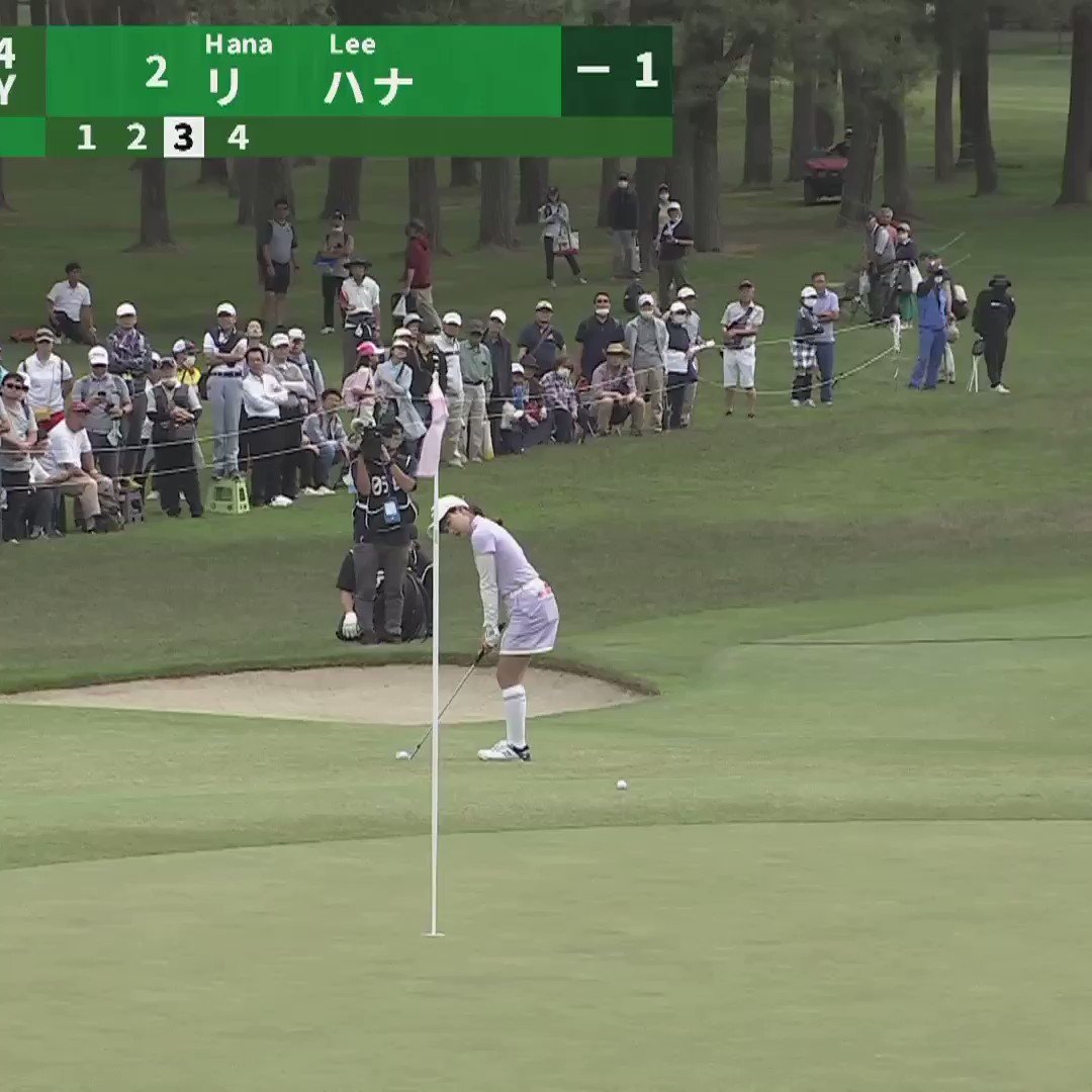 日本女子プロゴルフ協会(JLPGA) on Twitter: "#ワールドレディスサロンパスカップ🏆｜#Round3 #リハナ が9番でチップインバーディーを披露🔥 8番に続く連続バーディーで ...