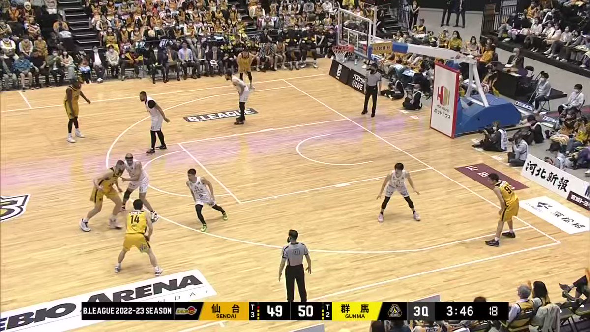 仙台89ERS on Twitter: "第36節GAME1 vs群馬@ゼビオ khbスポーツ応援宣言デー 第3Q終了 仙台 59-54 群馬 1Q 10-22 2Q 28-19 3Q 21 ...
