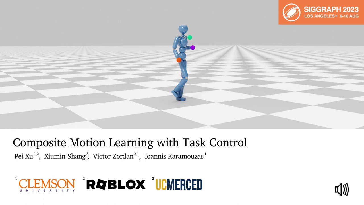 AK on Twitter: "Composite Motion Learning with Task Control abs: https://t.co/GQvXZc5f4x github ...