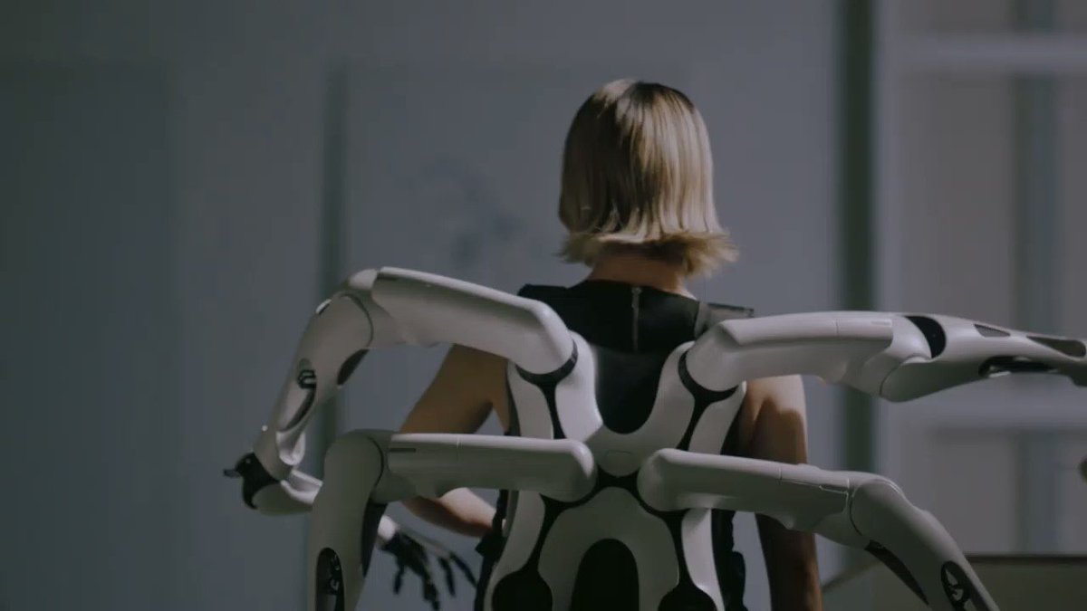 Massimo on Twitter: "JIZAI ARMS, a supernumerary robotic limb system consisting of a wearable ...