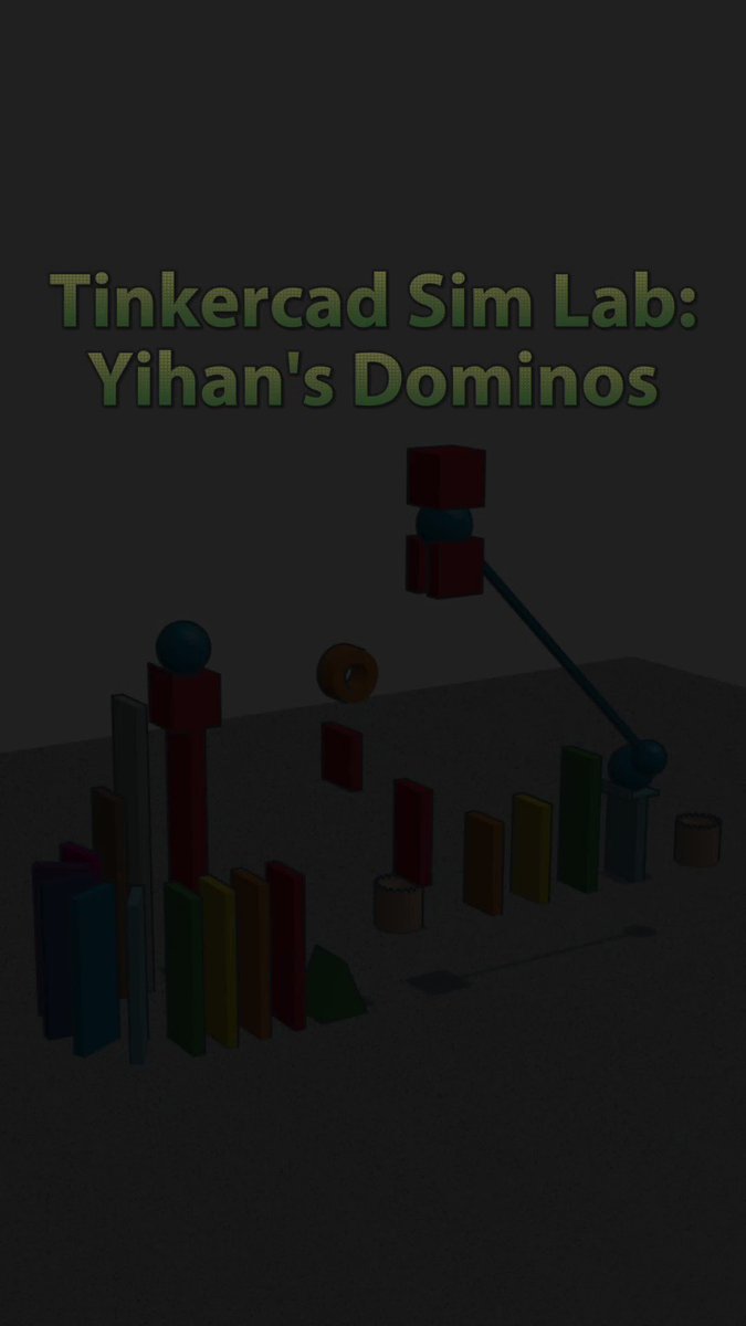 Tinkercad On Twitter Simple And Satisfying Dominoes By Yihan D For