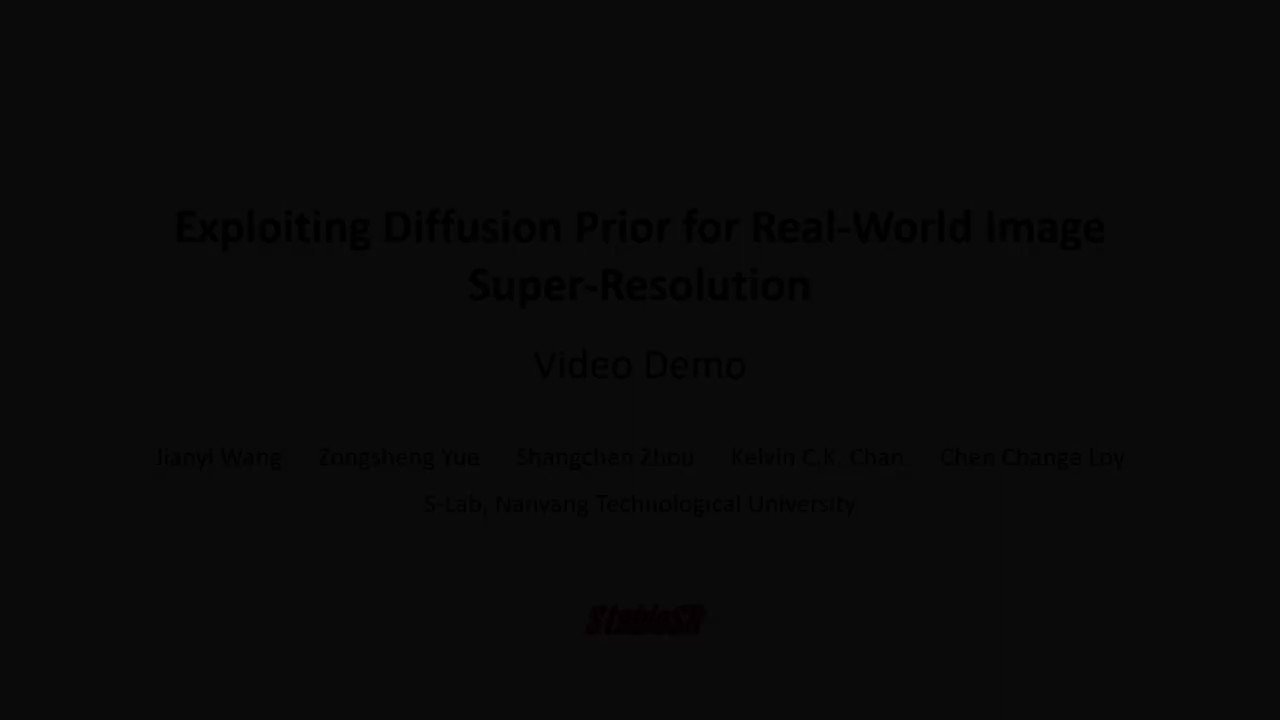 AK on Twitter: "Exploiting Diffusion Prior for Real-World Image Super-Resolution abs: https://t ...