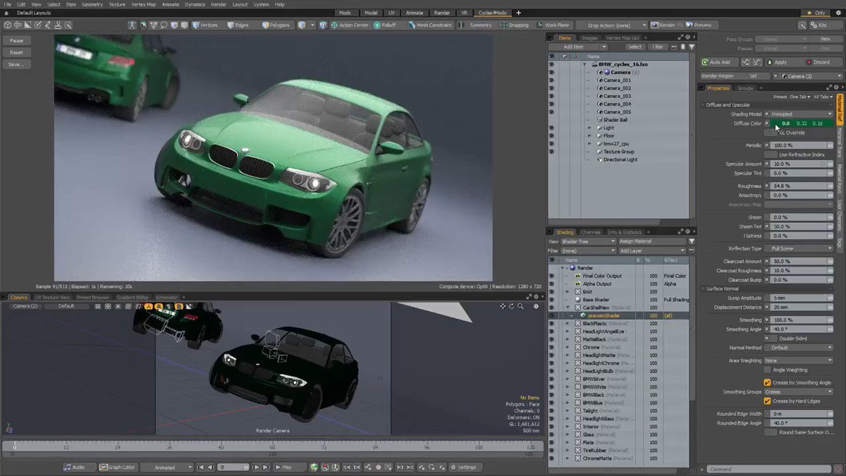 CG Channel on Twitter: "#Cycles is coming to #Modo Blender's physically based GPU path tracer ...