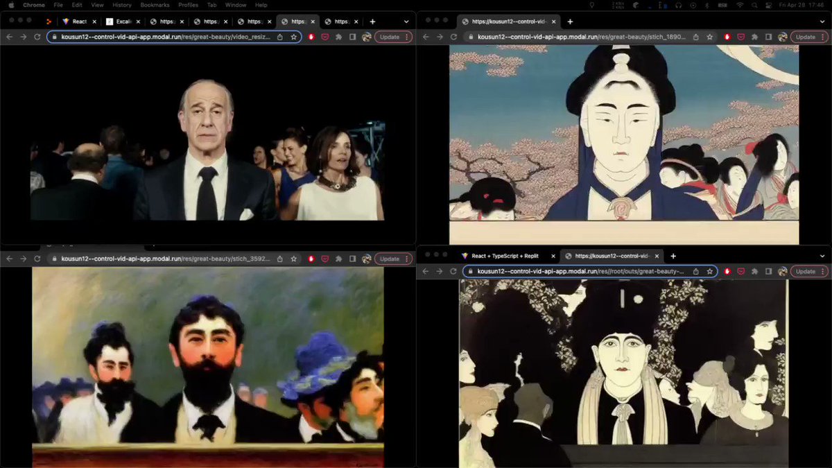 Replit ⠕ On Twitter 🥈 Rob Cheungs Parallel Video Control Net Edits Videos At Top Speed By