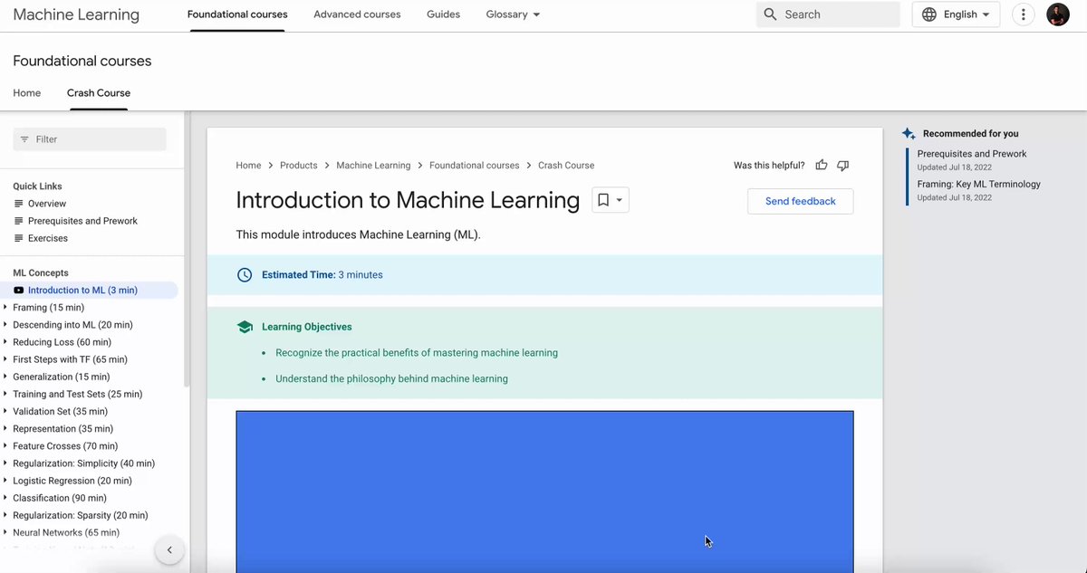 The Rundown AI on Twitter: "6. Introduction to Machine Learning Google's free intro course in ...