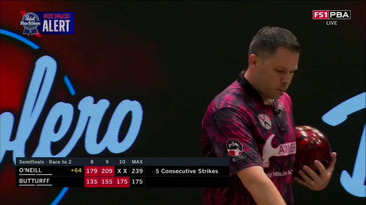 PBA Tour on Twitter: "Crack open that @PabstBlueRibbon Six Pack! It's all Bill O'Neill here in ...