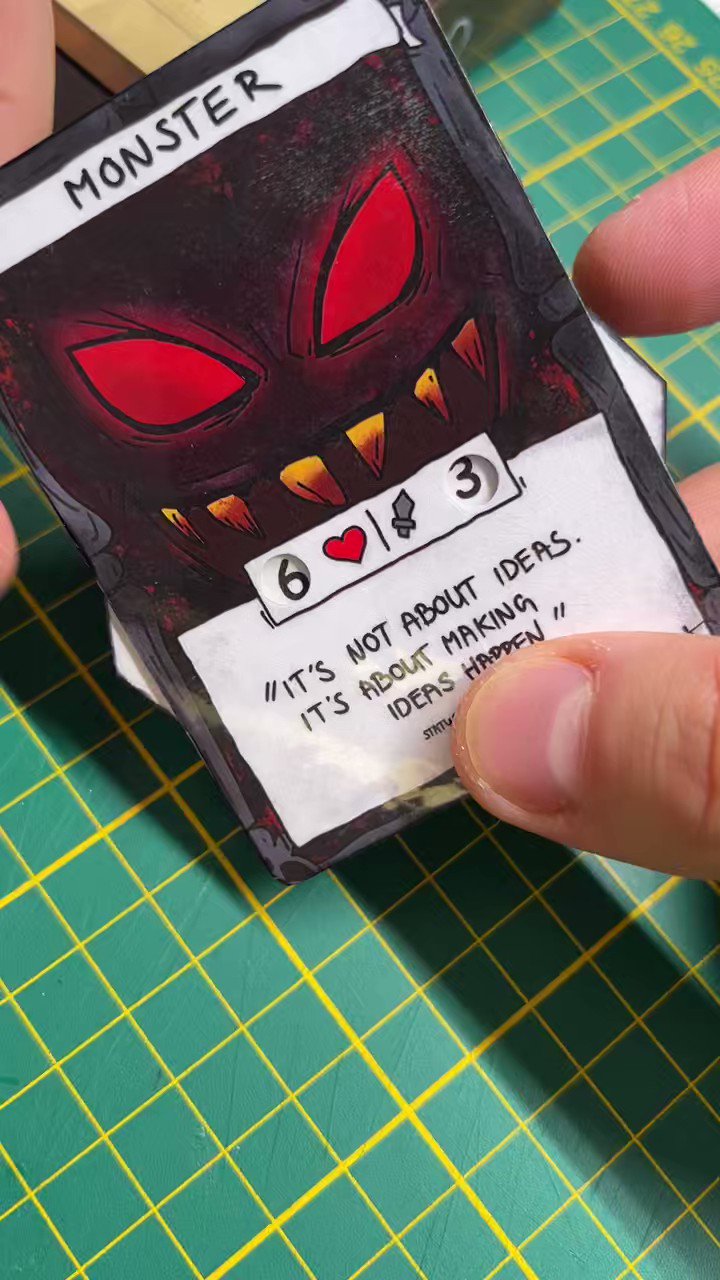Sharkurado on Twitter: "@edmundmcmillen made some fancy cards with counter function😅 thx Edmund ...