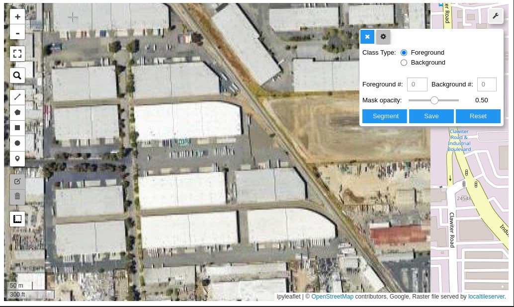 Qiusheng Wu on Twitter: "segment-geospatial v0.6.0 sneak peek - Interactive segmentation of ...