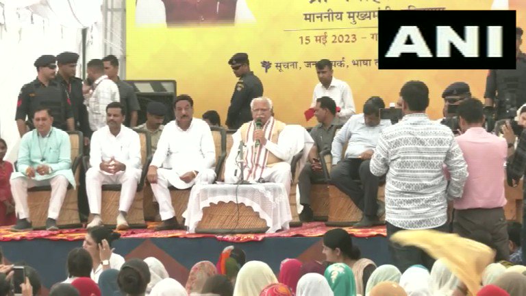 Ani On Twitter Watch Haryana Cm Manohar Lal Khattar Interacts With