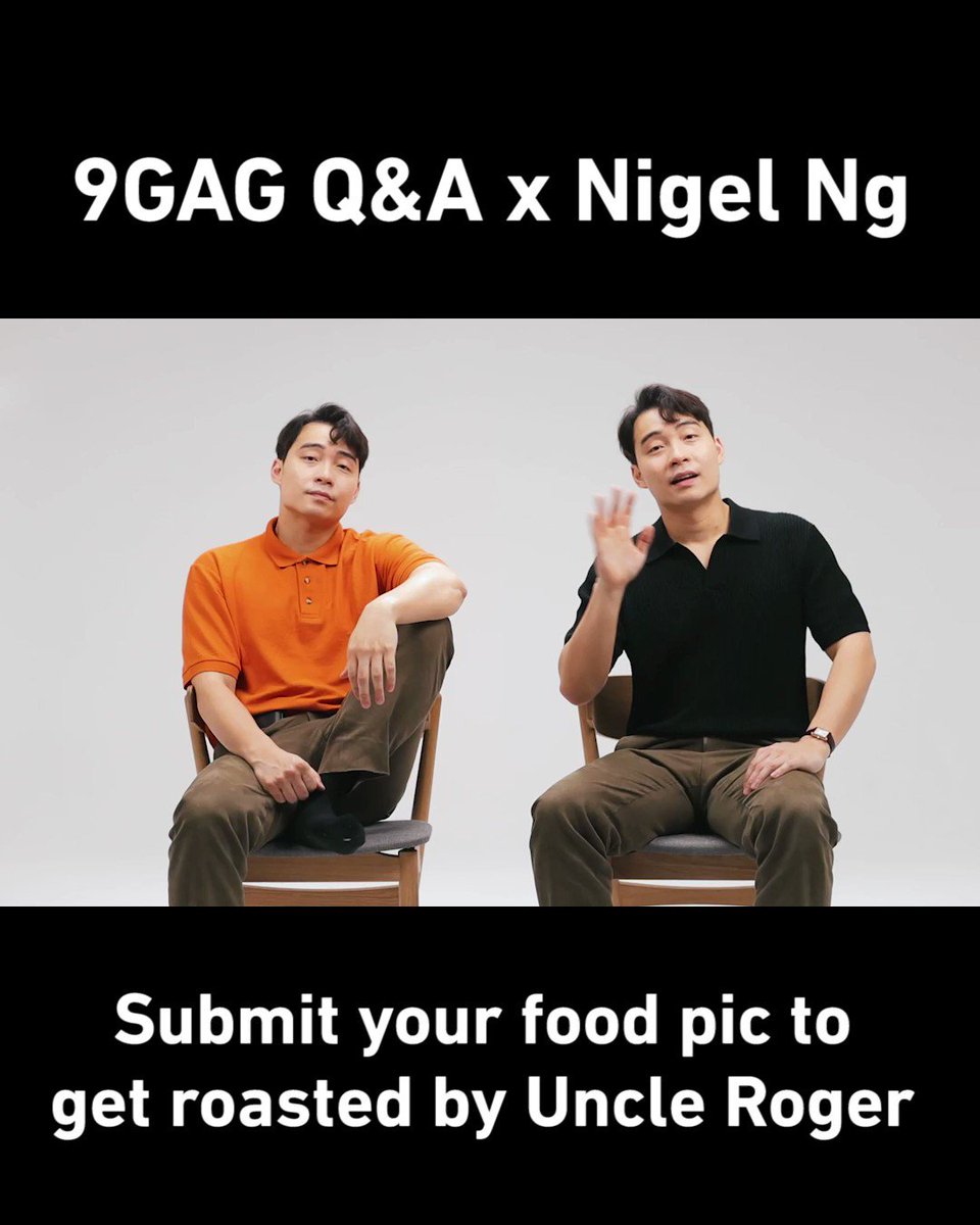 9gag ️ Memeland On Twitter Nigel Ng Mrnigelng Aka Uncle Roger Is Doing A 9gag Qanda Session