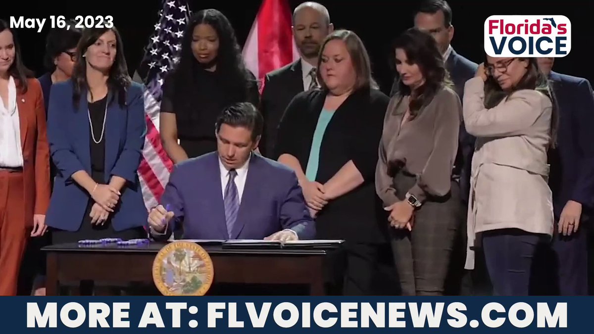 Floridas Voice On Twitter Watch Gov Ron Desantis Signs Bills To