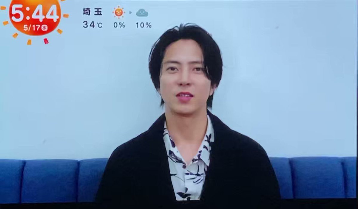 シトア .*･ﾟ on Twitter: "RT @aizawa_himokura: #めざましテレビ ⏰さん ありがとうございました💗 5:36&5:44 山下智久さん真実の愛を歌う ...