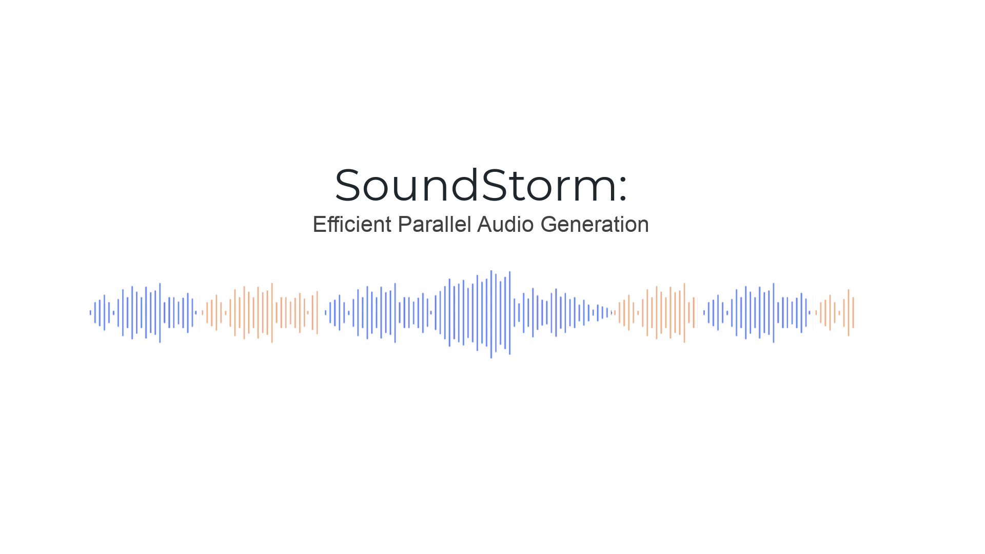 Aran Komatsuzaki on Twitter: "SoundStorm: Efficient Parallel Audio Generation Produces audio of ...